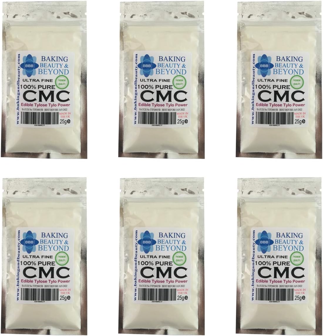 CMC Powder for Fondant - Tylose Powder for Cake Fondant - Gum Powder ...