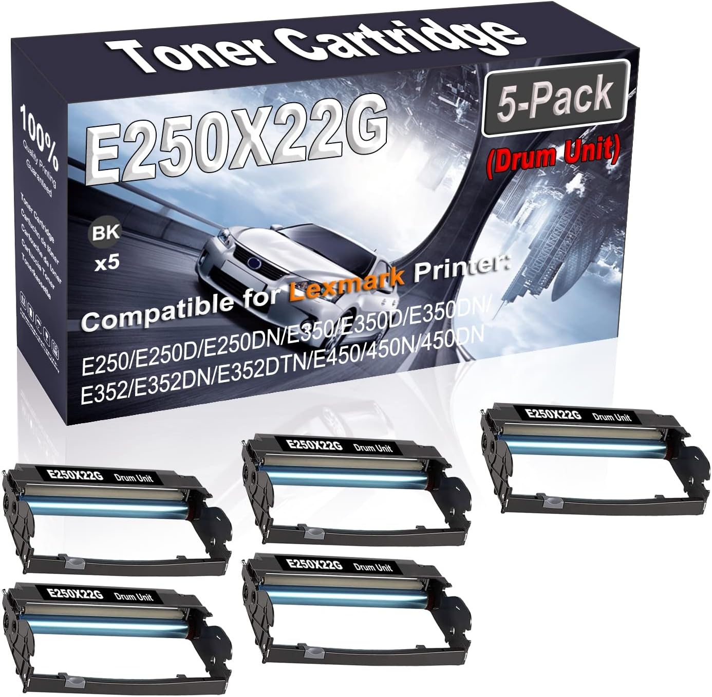 Amazon.com: Kolasels 5-Pack Compatible E250X22G Laser Drum Unit Used ...