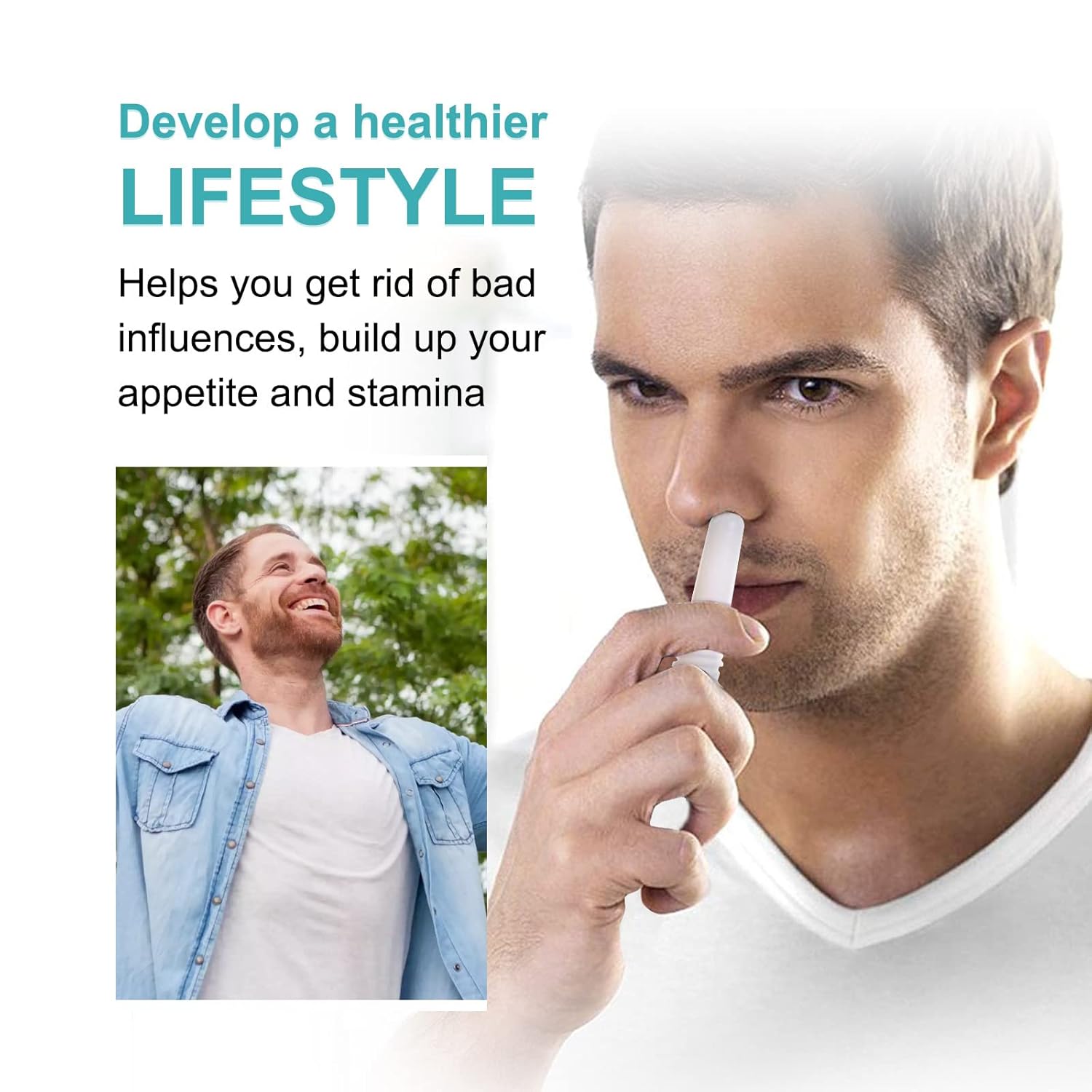 Breathe Free Quit Stick: Inalador Aromaterápico Eficaz para Parar de ...