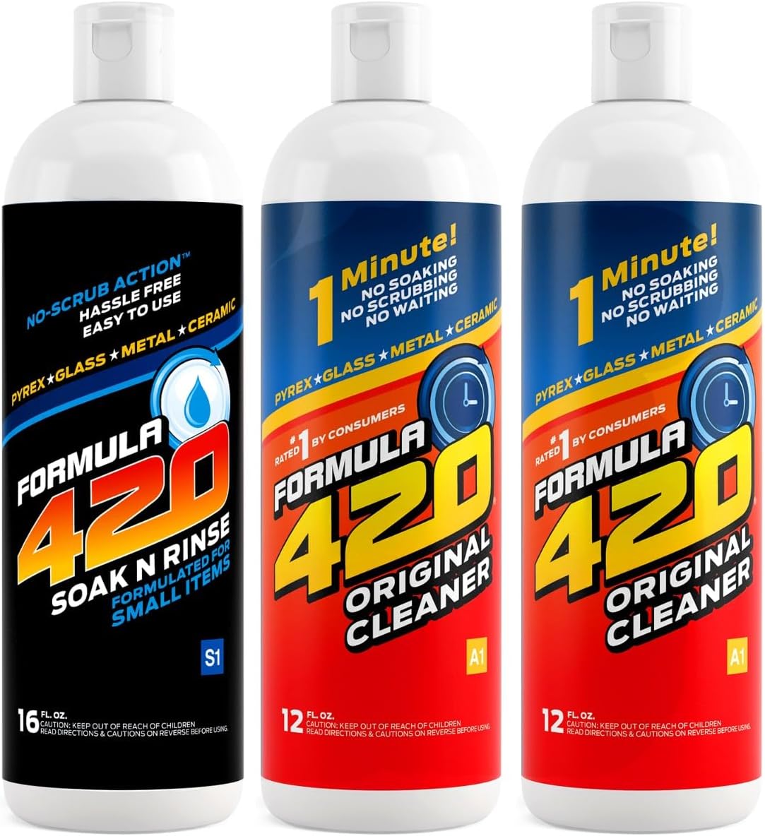 Amazon.com: GRAND MASTER SMOKE 32oz Soak & Wash Glass Pipe Cleaner ...