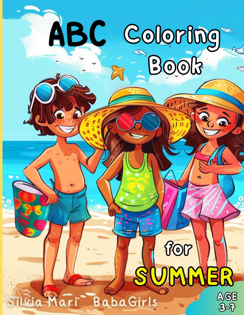 ABC Coloring Book for Summer: Mari, Silvia, babaGirls: 9798880474615 ...