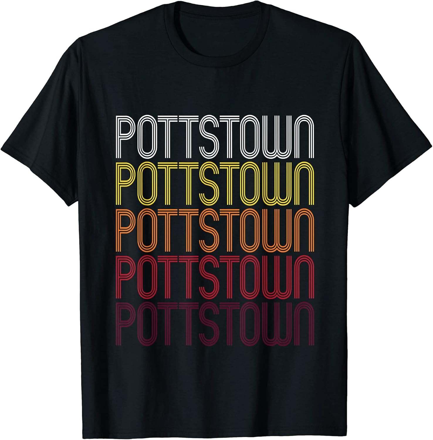 Women's Pottstown, PA Vintage Style Pennsylvania T-shirt Medium Brown ...