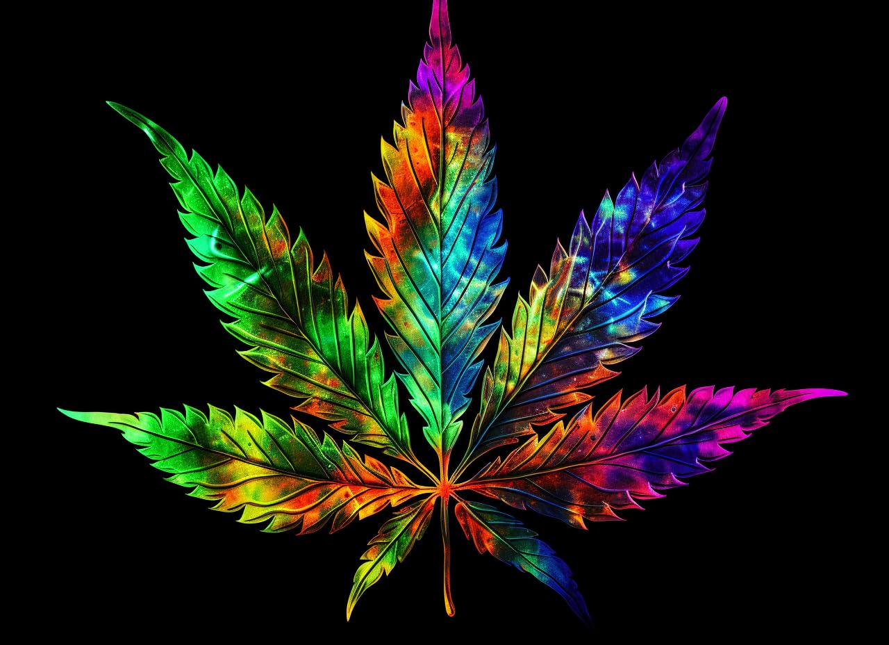 Amazon.com: Generic Colors of Marijuana Leaf 5D Diamond Art Painting ...
