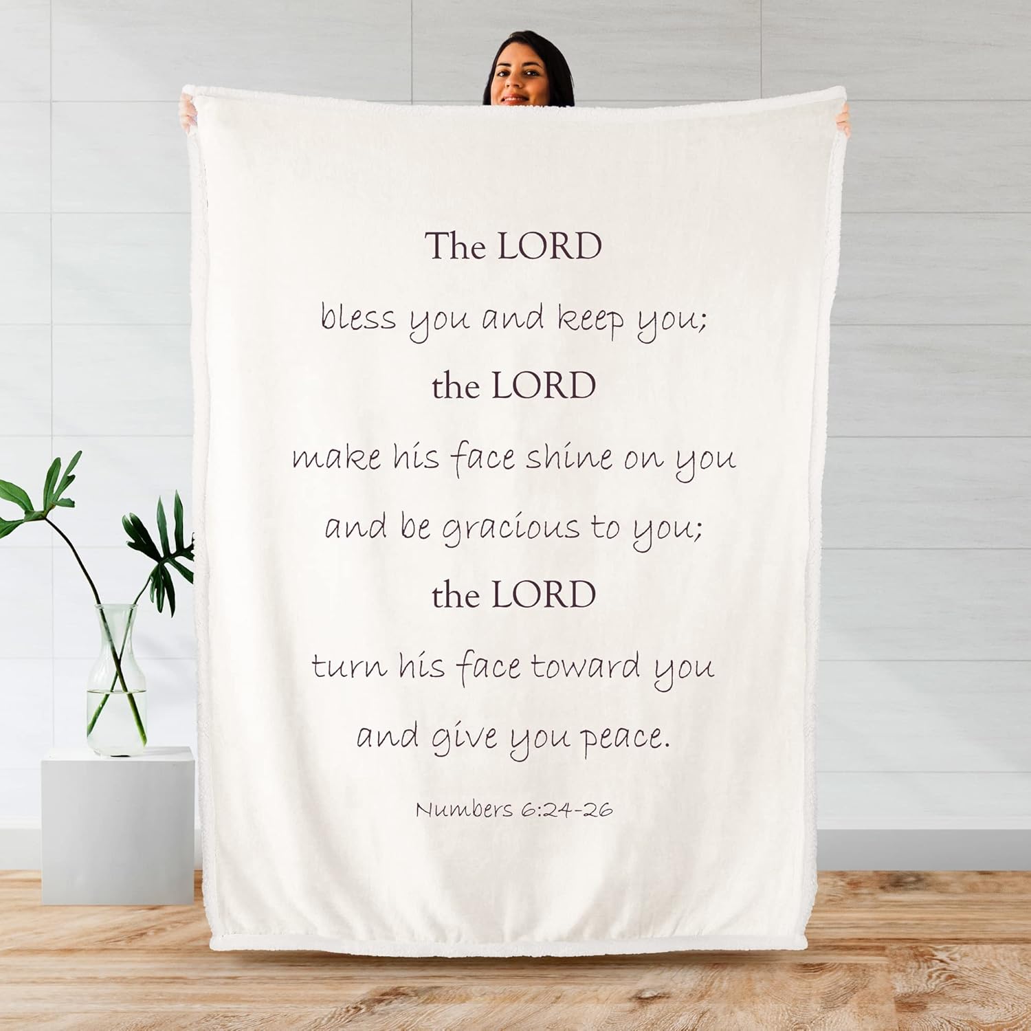 Amazon.com: Prayer Blanket - Ultra Soft Warm Double Layer Scripture ...