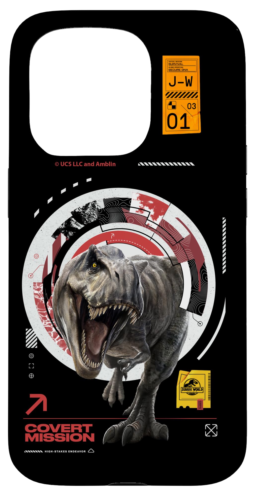 Snapklik.com : Rebirth T-Rex Covert Mission Case For iPhone 15 Pro
