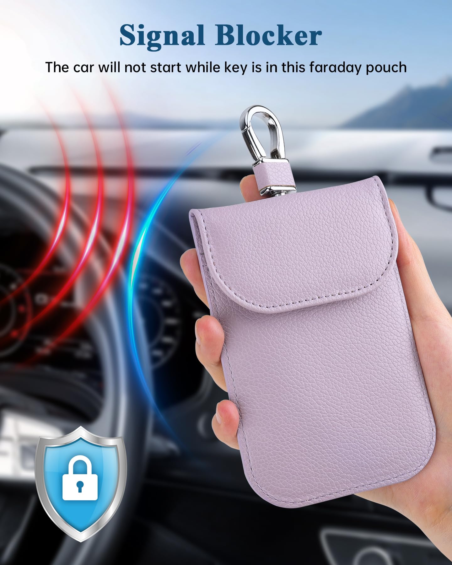 Snapklik.com : 2 Pack Of Faraday Key Fob Protectors, Anti-Theft Faraday ...