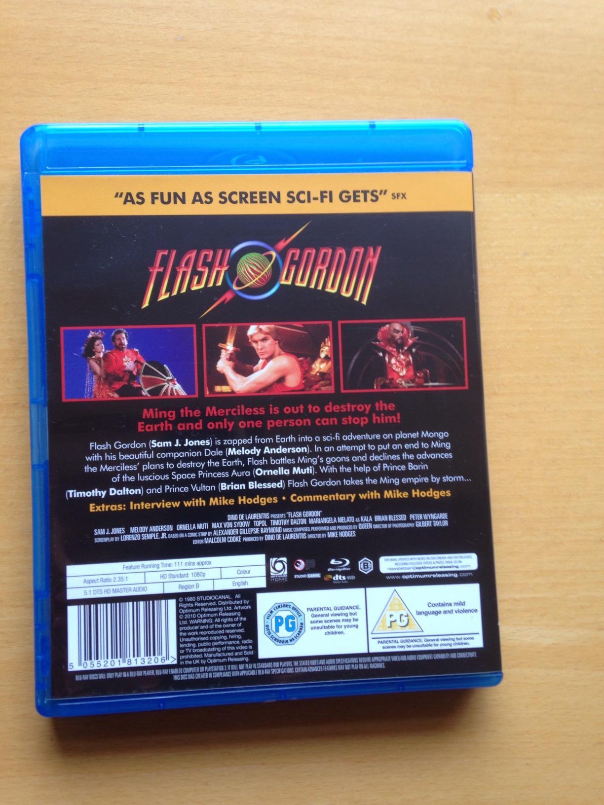 Flash Gordon [VHS] : Melody Anderson, Chaim Topol, Max von Sydow ...