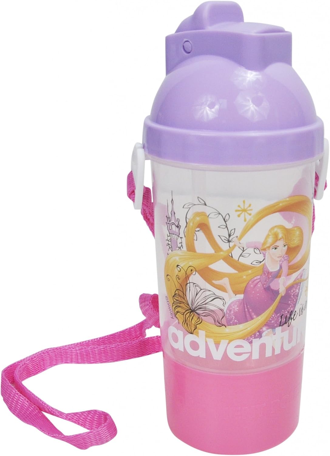 Disney Princess Rapunzel Girls Snack & Water Bottle BPA-FREE : Amazon ...