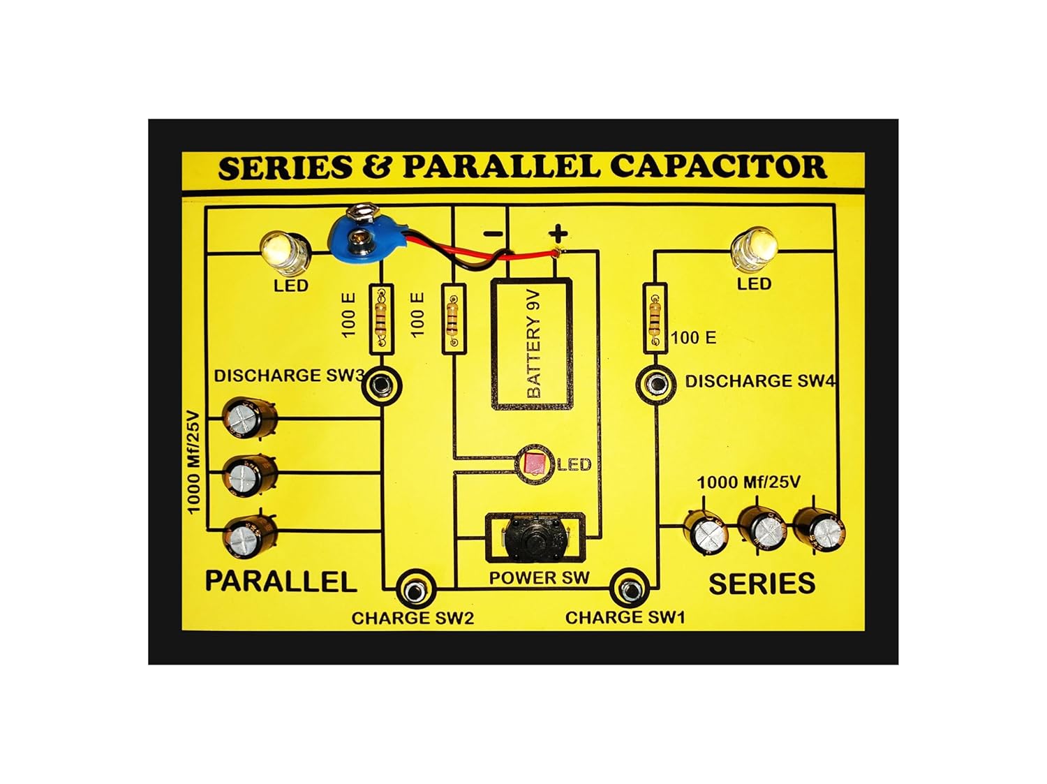 Buy Series and Parallel Capacitors Working Model for School and College ...