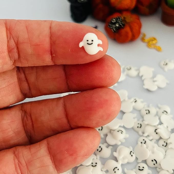 Amazon.com: Miniature Ghost, Adorable Glow-in-The-Dark Micro Ghost Set ...