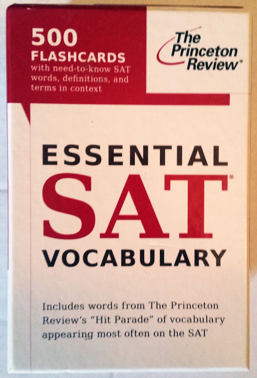 Essential SAT Vocabulary (Flashcards) (College Test Preparation): 500 ...