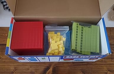 Amazon.com: Torlam 131 PCS Base Ten Blocks for Math - Place Value ...