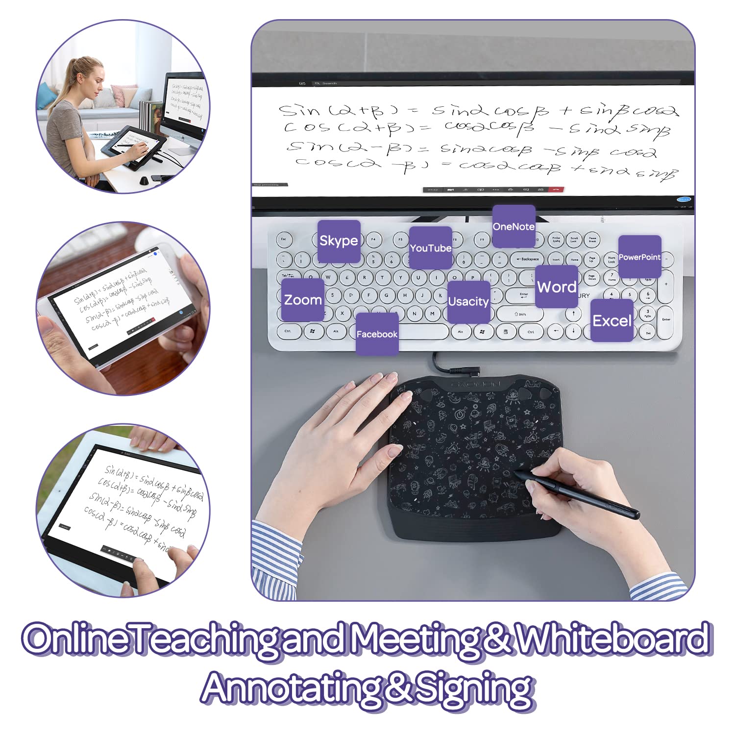 GAOMON S630 Android OS Supported Graphics Pen Tablet with 4 Express ...