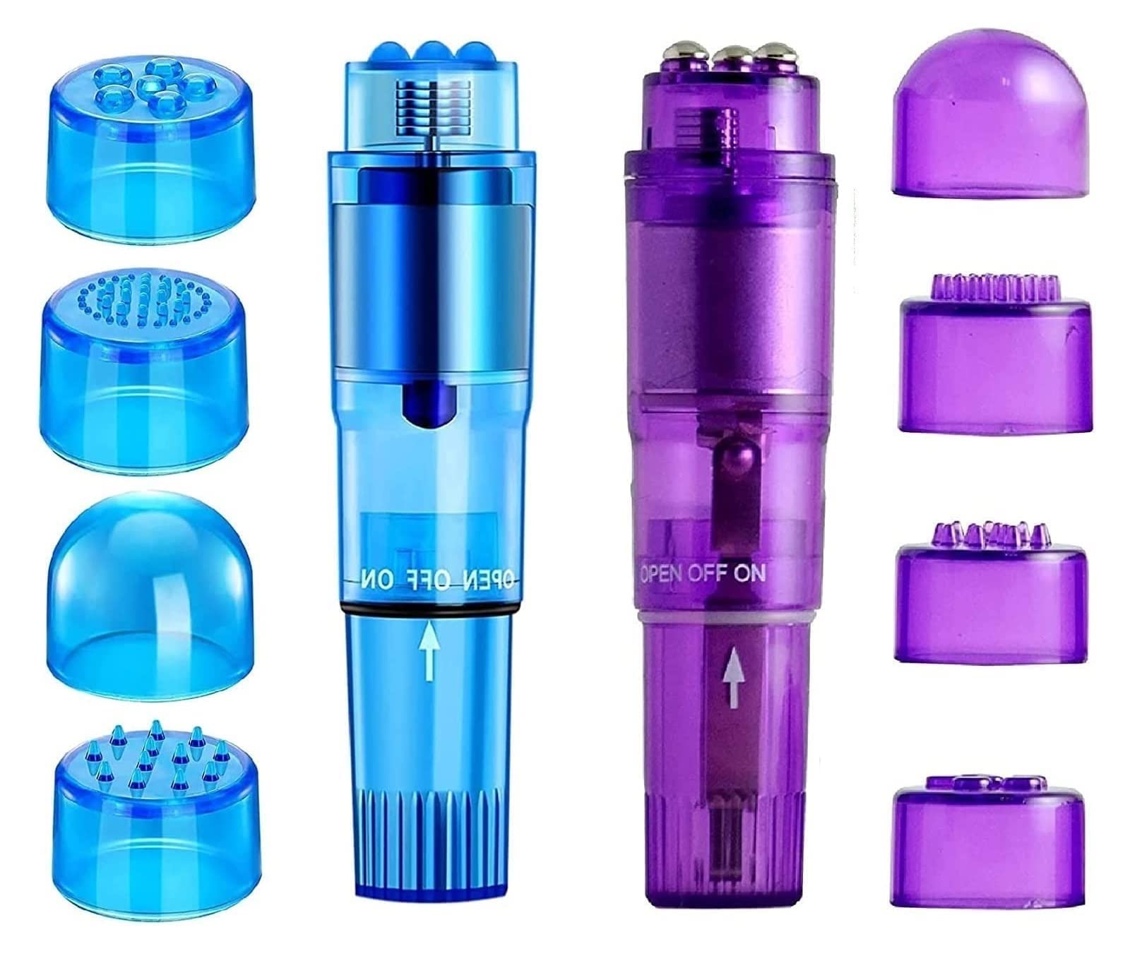 Amazon.com: Gajoin Mini Portable Small Vibrating Massage Tool 4 Heads ...