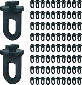 Amazon.com : Wenqik 150 Pcs Greenhouse Twist Clips Greenhouse Hooks ...