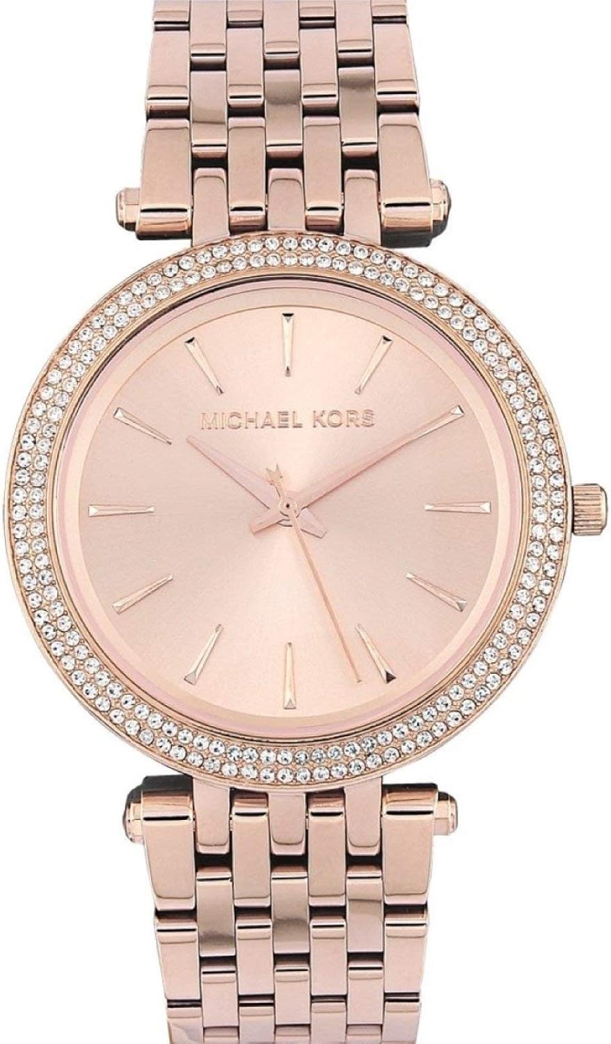 MICHAEL KORS Womens Analogue Automatic Watch with Stainless Steel Strap ...