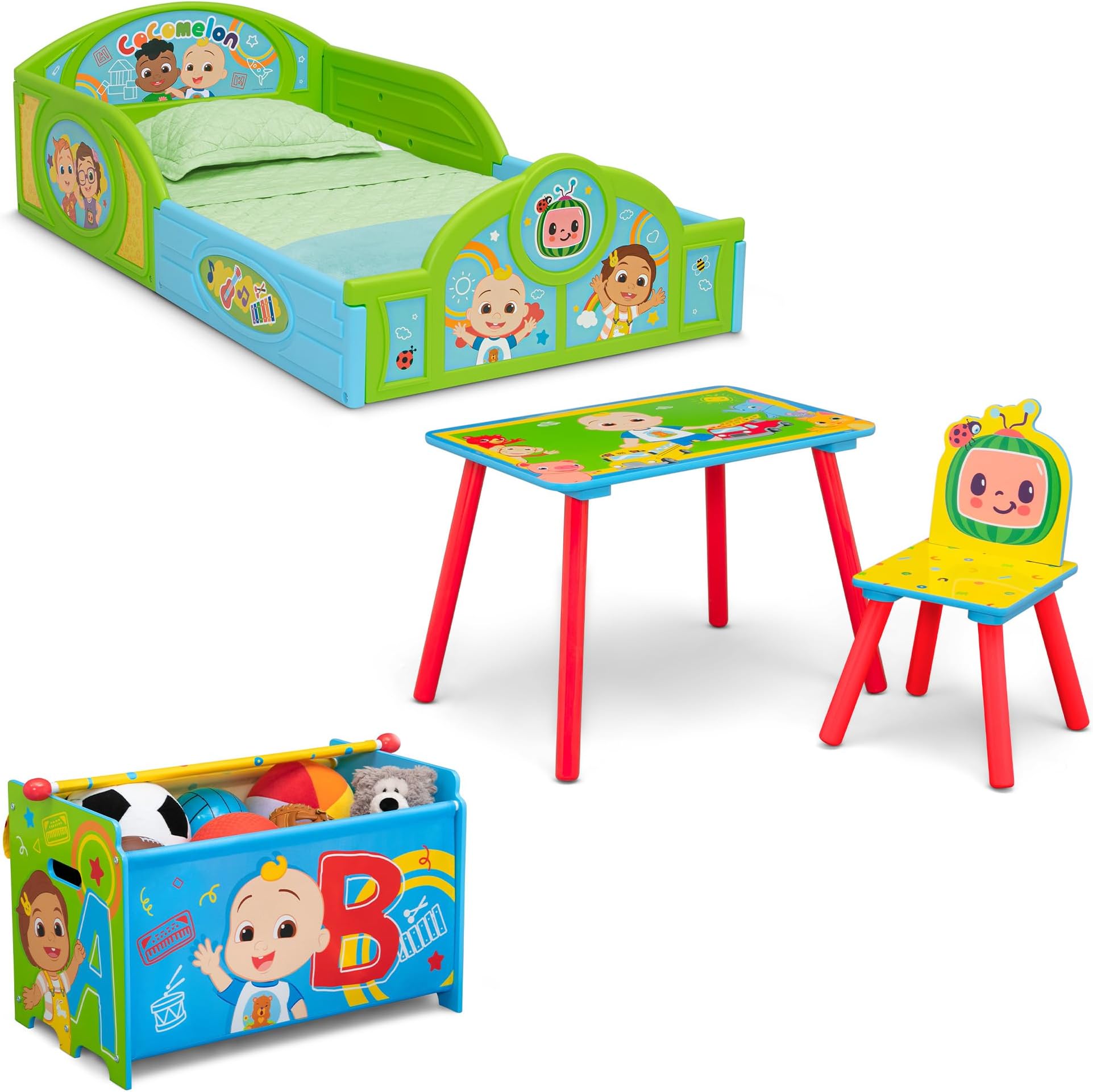 Amazon.com : Delta Children 4-Piece Room Set – Includes Sleep and Play ...