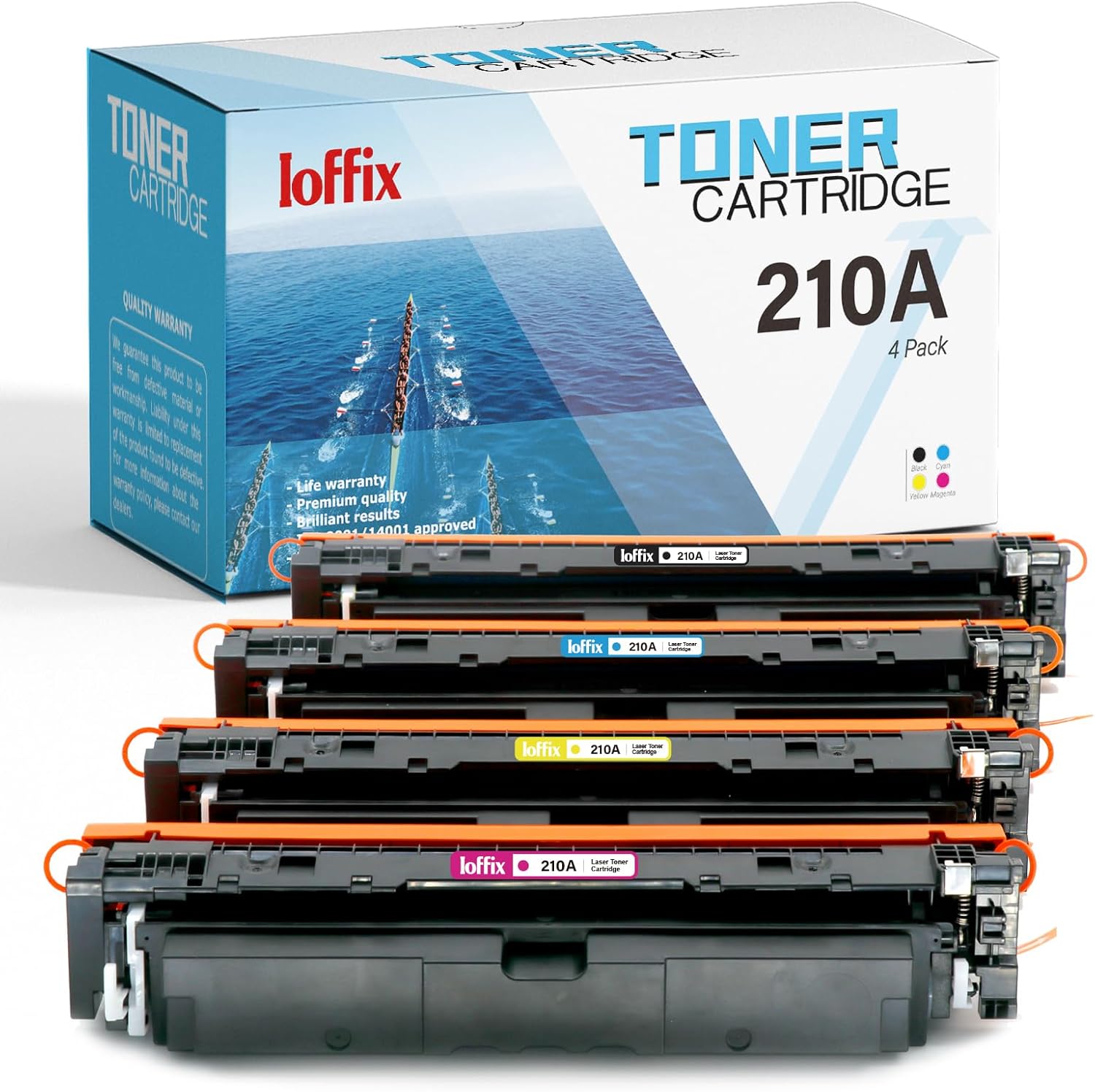 Amazon.com: Ioffix 210A Toner Cartridges Set Replacement for HP 210X ...