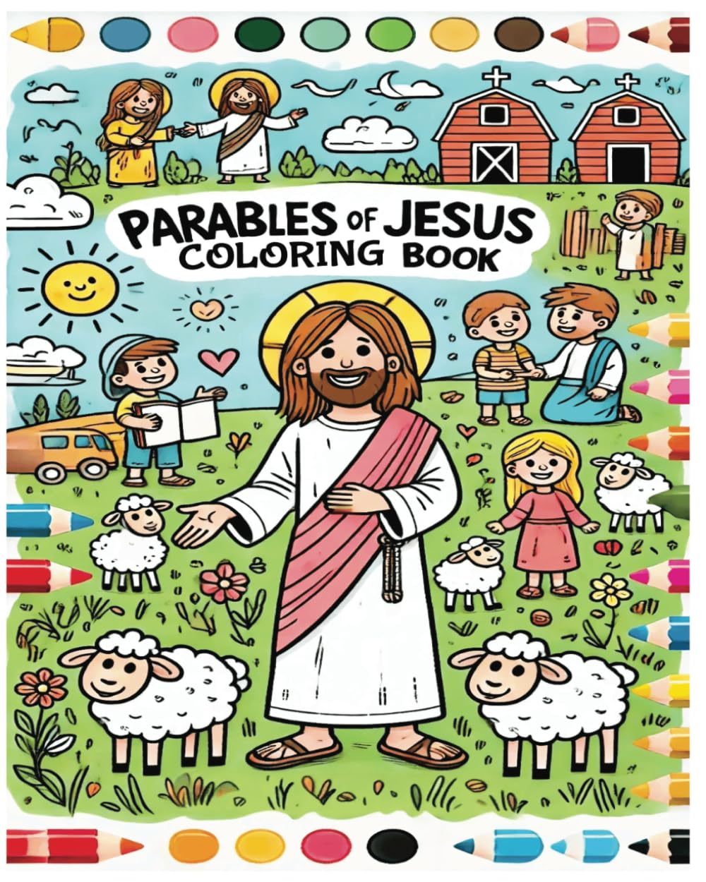 Parables of Jesus Coloring Book: Teaching Kids the Values of Jesus ...