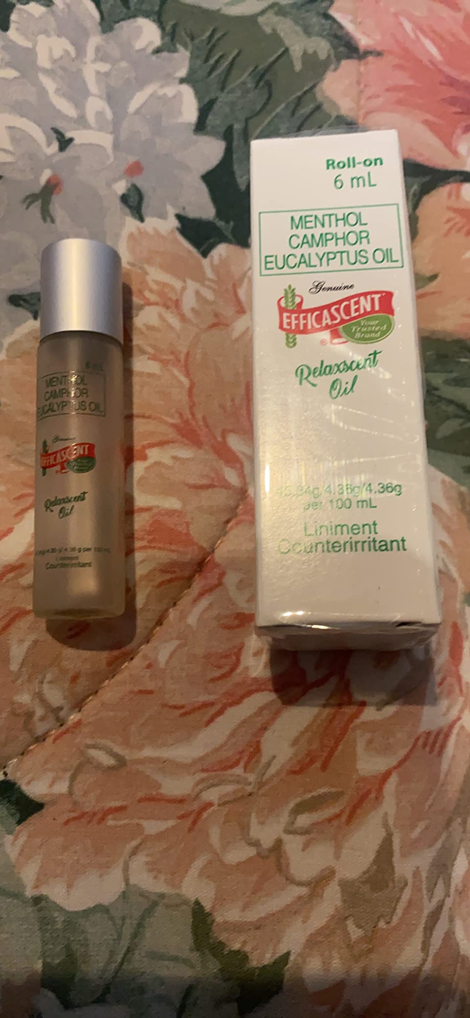 Amazon.com : Genuine Efficascent Relaxing Oil Roll-On 6 ml : Health ...