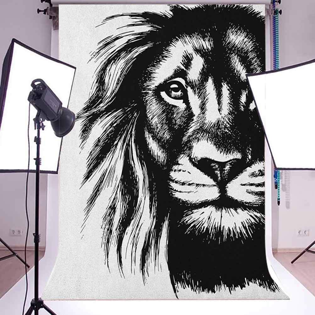 Buy 7x10 FT Lion Vinyl Photography Background Backdrops,Wild Safari ...