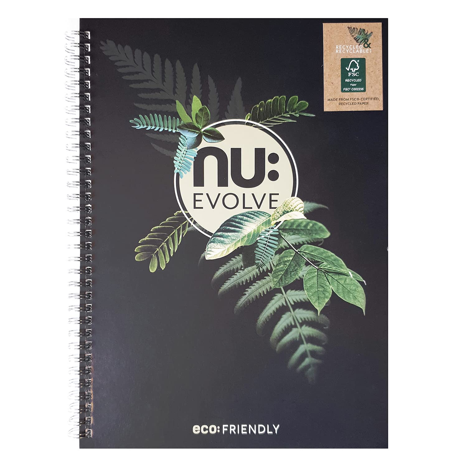 Nu Notebooks - Evolve Range - Recycled Notebook - A4 Notebook ...