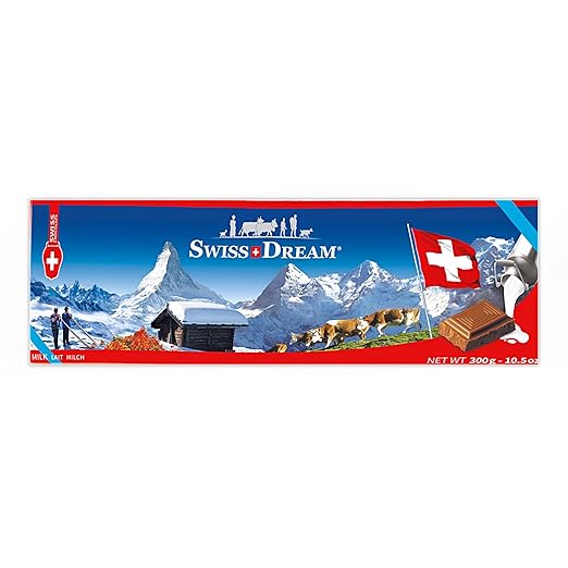 Amazon.com: Swiss Dream Chocolate Milk Bar - Premium Milky Chocolate ...