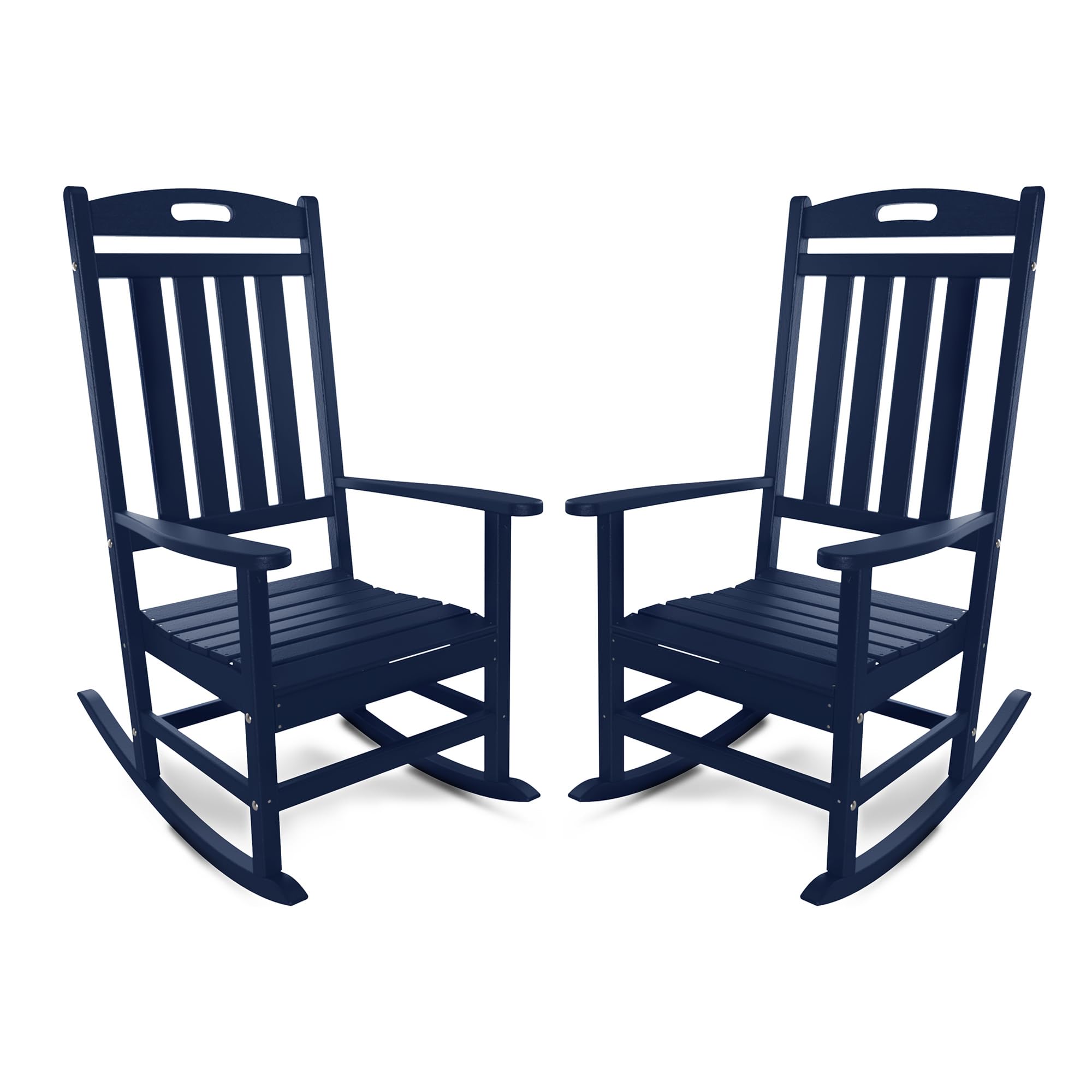 Amazon.com : Adiromoti Outdoor Rocking Chair Set of 2, All-Weather ...