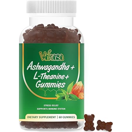 Amazon.com: Ashwagandha Gummies with L-Theanine, GABA, and Hemp ...