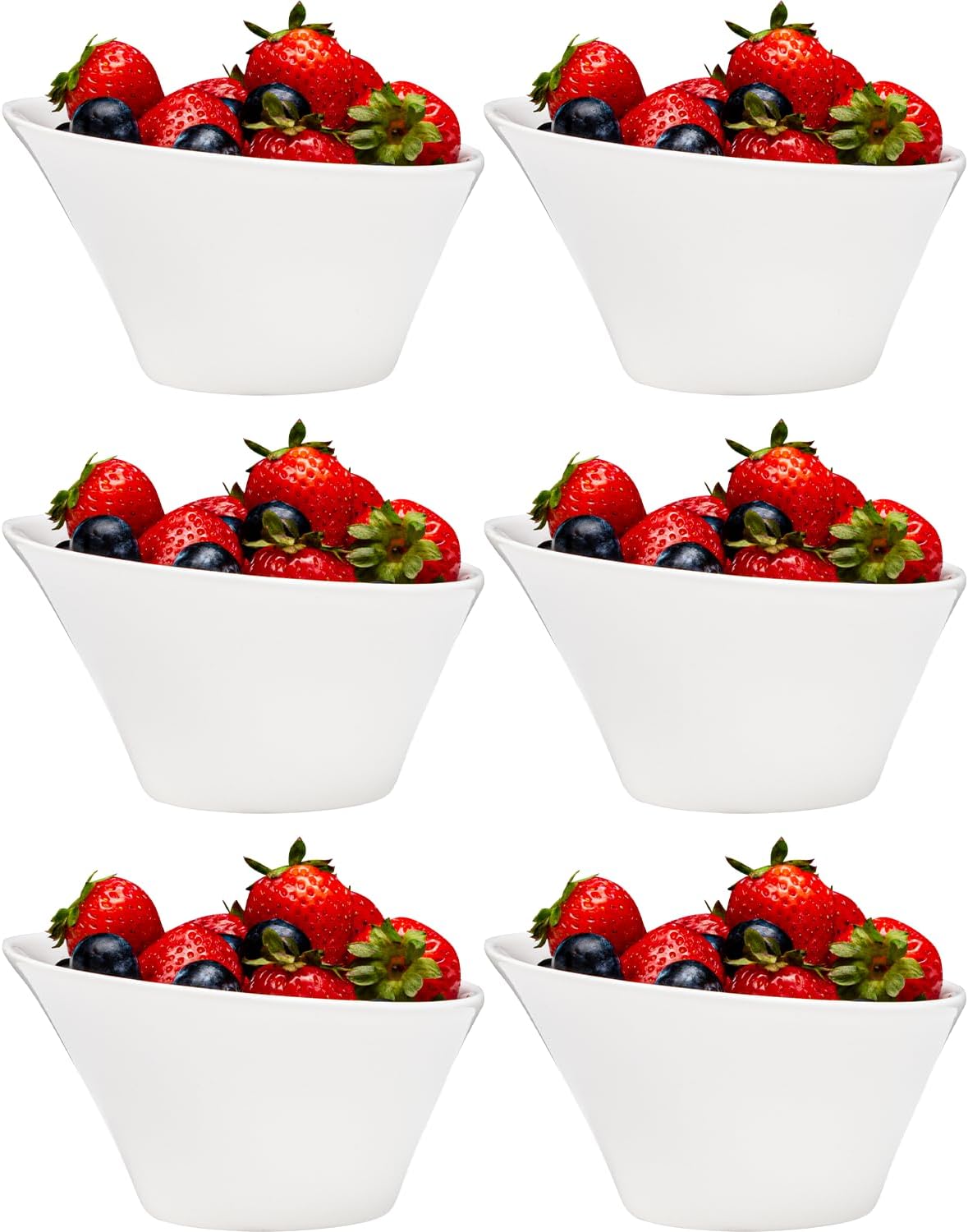 Amazon.com: Kovot Set of 4 Porcelain Stackable 20-Ounce Bowls | Oven ...
