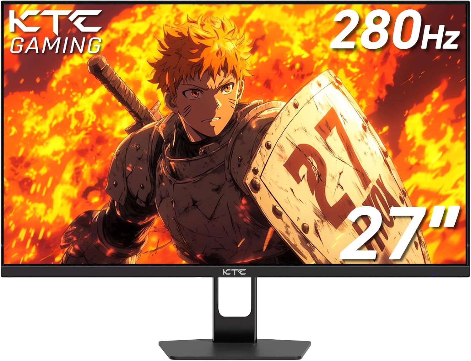 KTC 27 Inch 240Hz Gaming Monitor, 1ms GTG FHD 280Hz Monitor 1080P, Fast ...