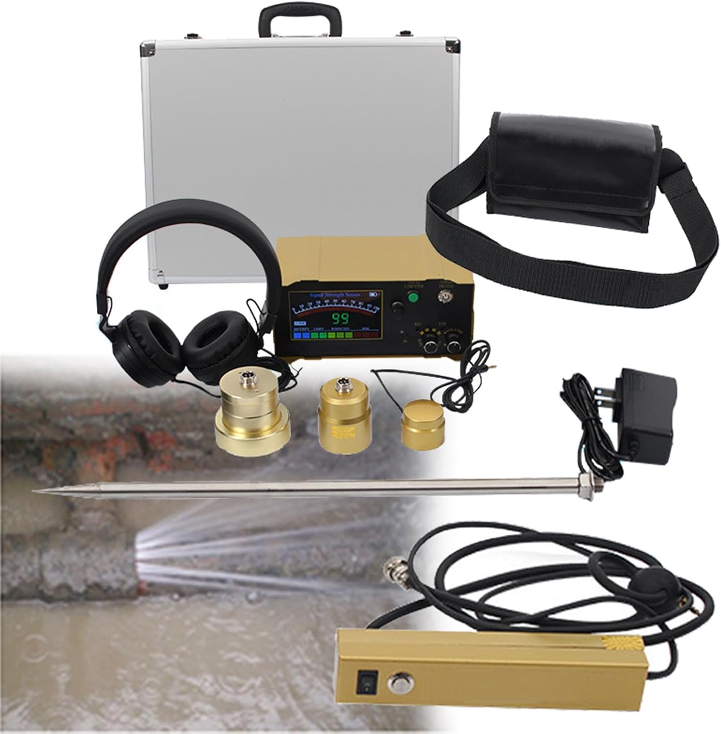 Water Leakage Detector Underground Plumbing Engineering Leak Detection ...