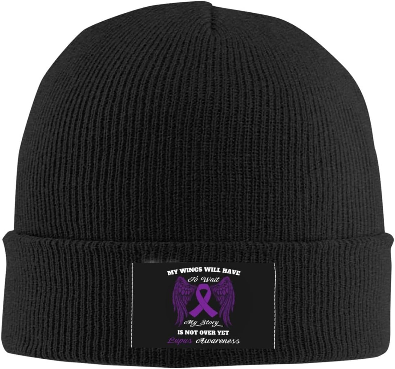 Wings Lupus Awareness Knit Skull Cap Beanie Slouchy Winter Warm Hat ...