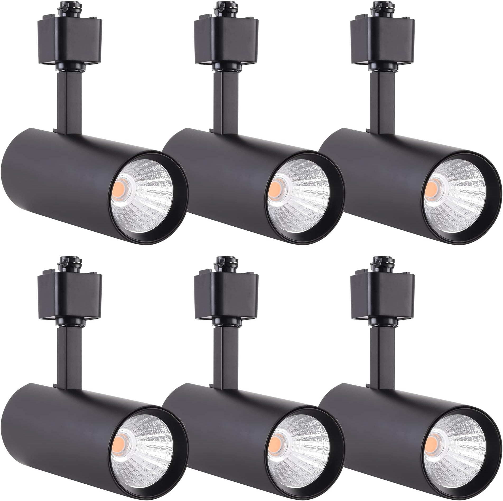 mirrea H Type 4-feet Track and 12 Pack LED Track Lighting Heads ...