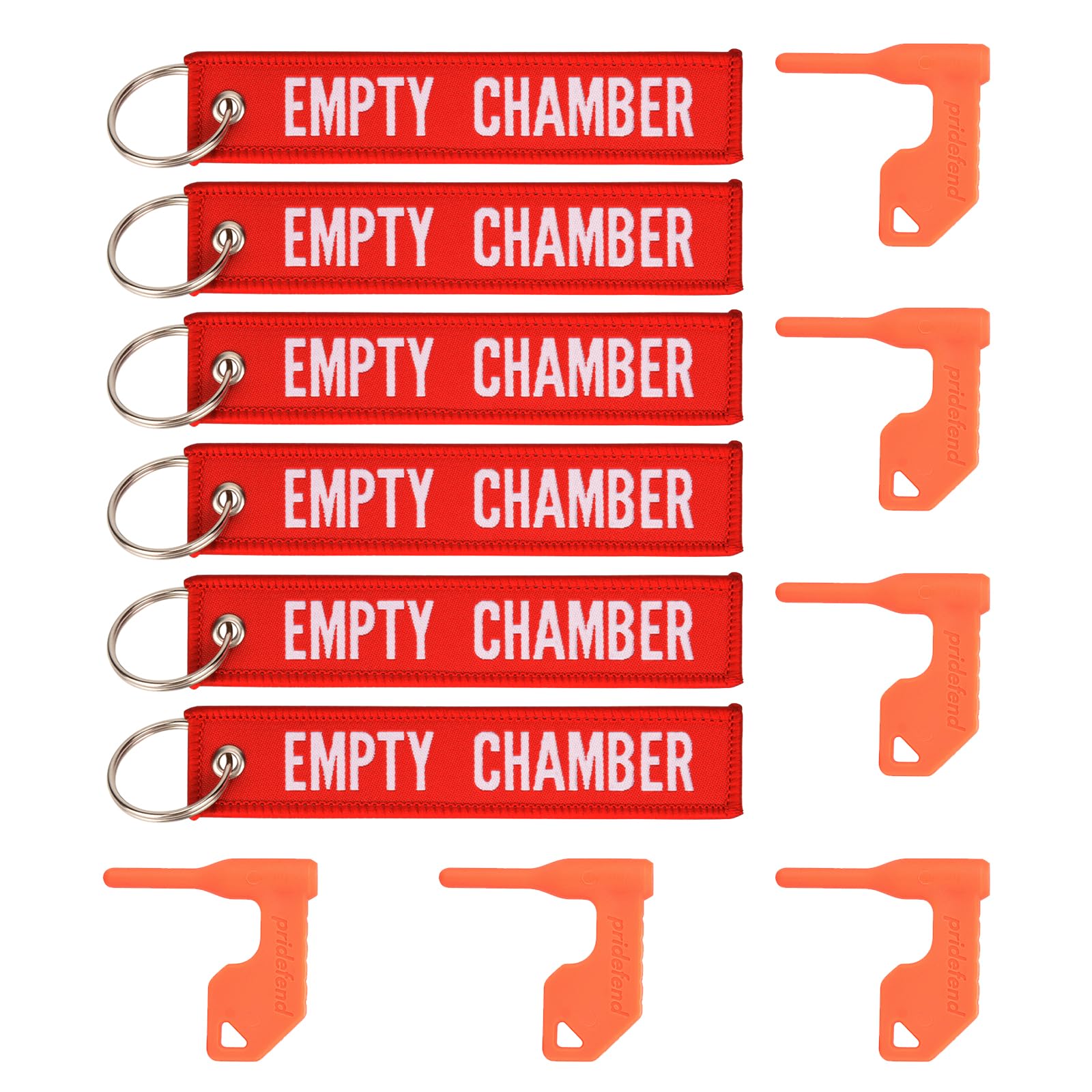 Snapklik.com : Pridefend 10 Pack Chamber Safety Flag For Rifle Handgun ...