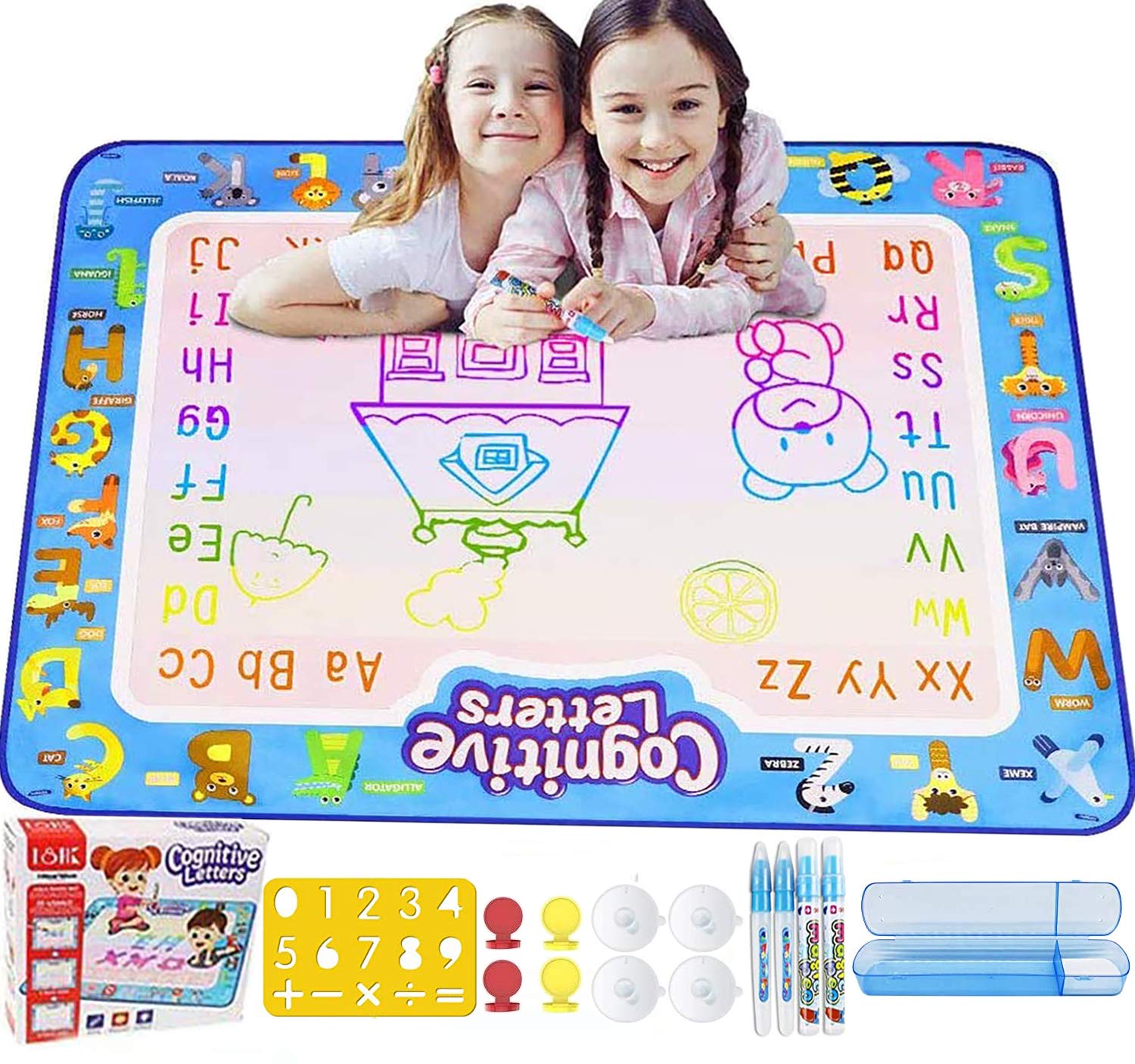 Aqua Magic Doodle Mat 40 x 32 inch Extra Large Water Drawing Mat ...