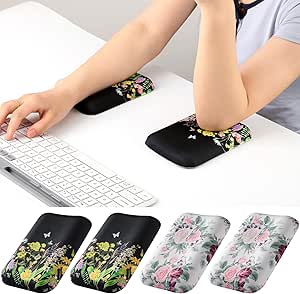 Amazon.com : Kigley 4 Pcs Elbow Rest Pads for Desk Ergonomic Wrist Rest ...