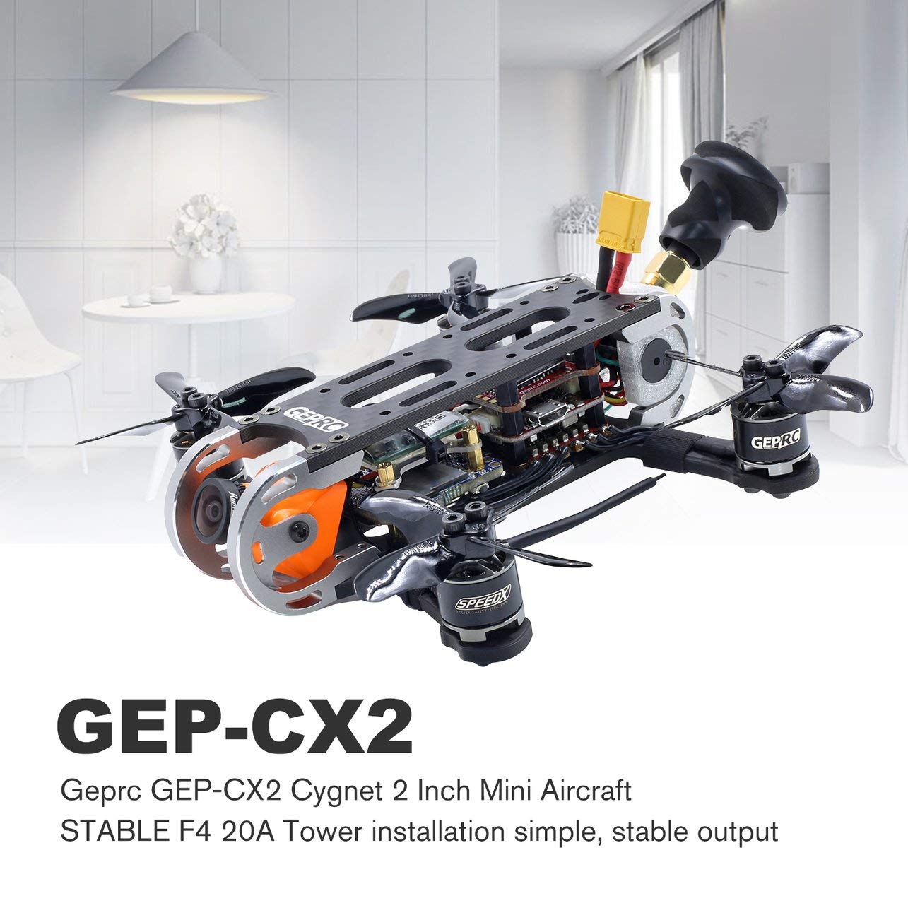 Buy WOSOSYEYO Geprc GEP-CX2 Cygnet 2 Inch RunCam 1080P HD 6000kv Motor ...