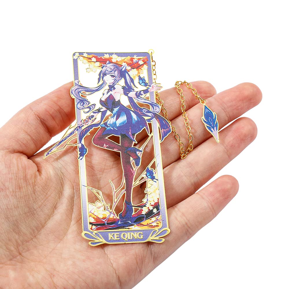 Snapklik.com : K Genshin Impact Keqing Bookmark Metal - Xiao, Kazuha ...
