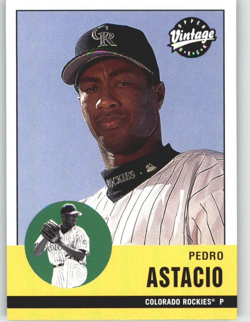 2001 Upper Deck Vintage #332 Pedro Astacio - Colorado Rockies (Baseball ...