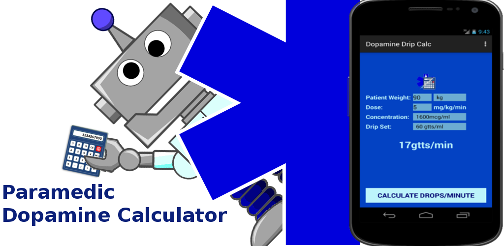 Paramedic Dopamine Calculator - App on Amazon Appstore