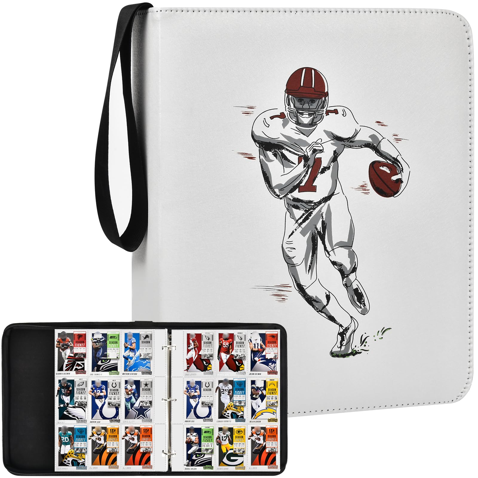 Amazon.com: Boobowl 720 Pockets Football Card Binder, 2024 for Panini ...