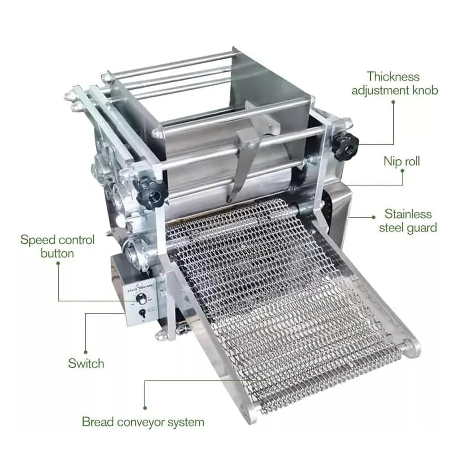 Flour Tortilla Maker Electric Electric Tortilla Press 10 Inch Roti