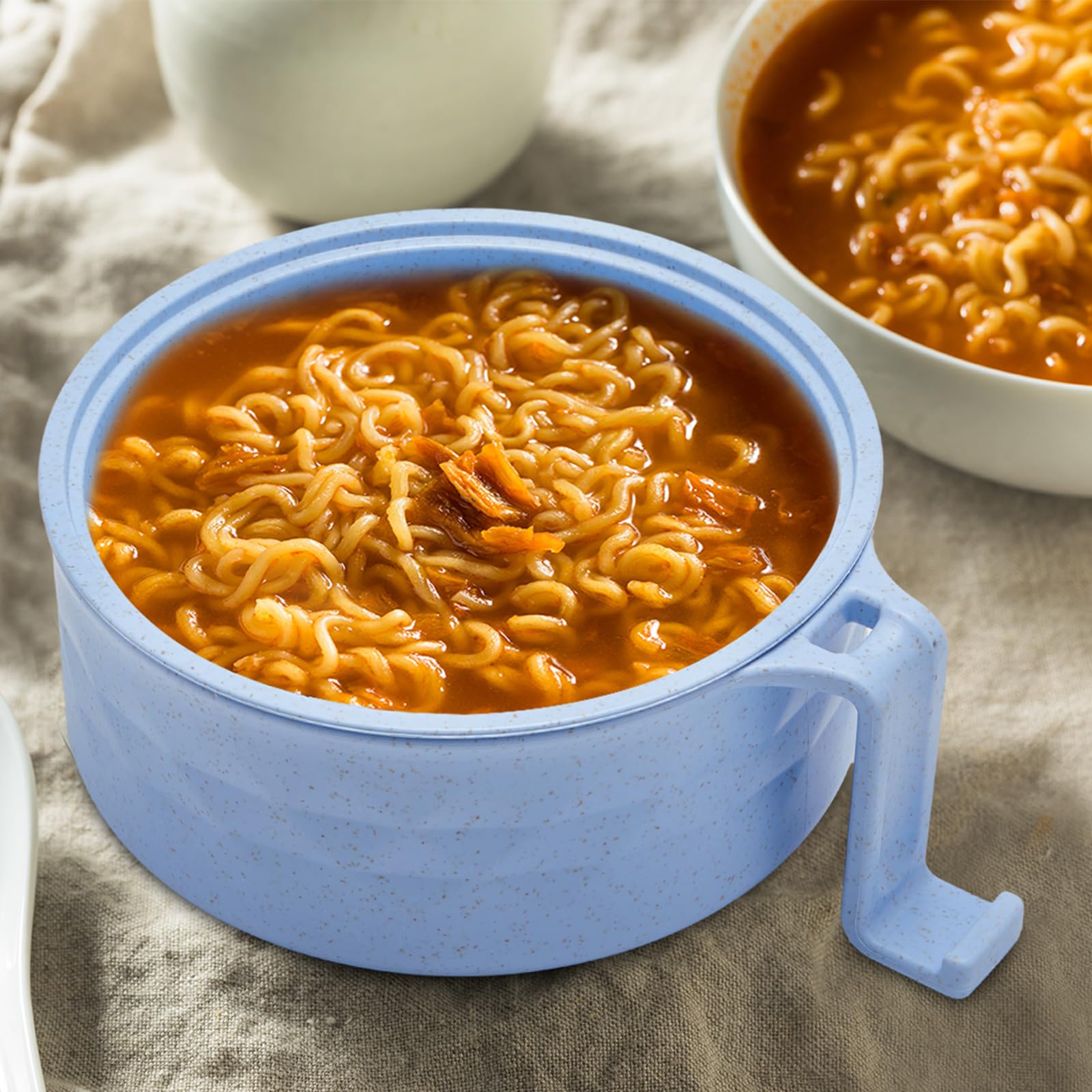 Snapklik.com : Romooa 4 Sets Microwave Ramen Cooker Set 33 Oz Quick ...