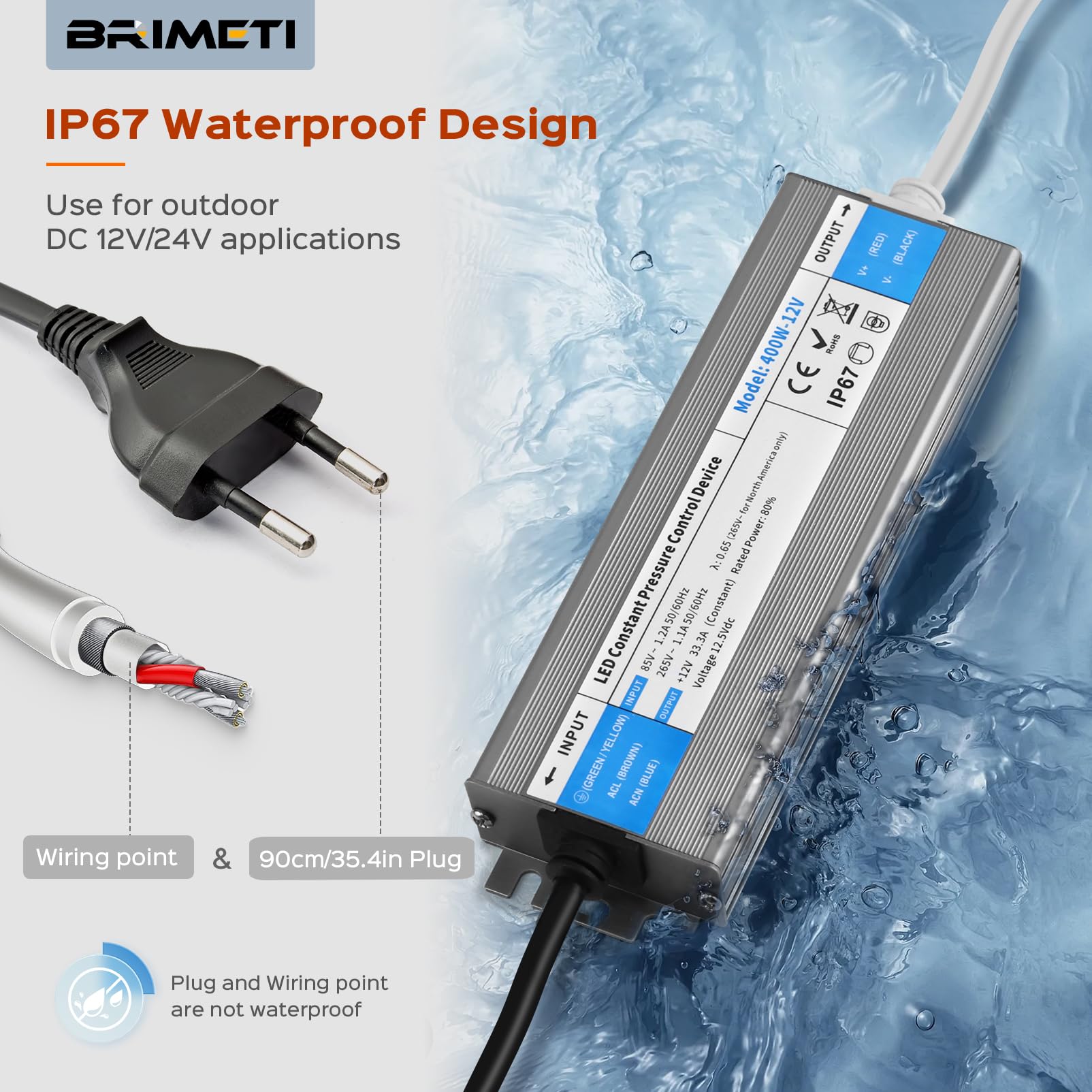 12v To 110v Converter BRIMETI Transformer 220V 24V LED Driver 150W ...