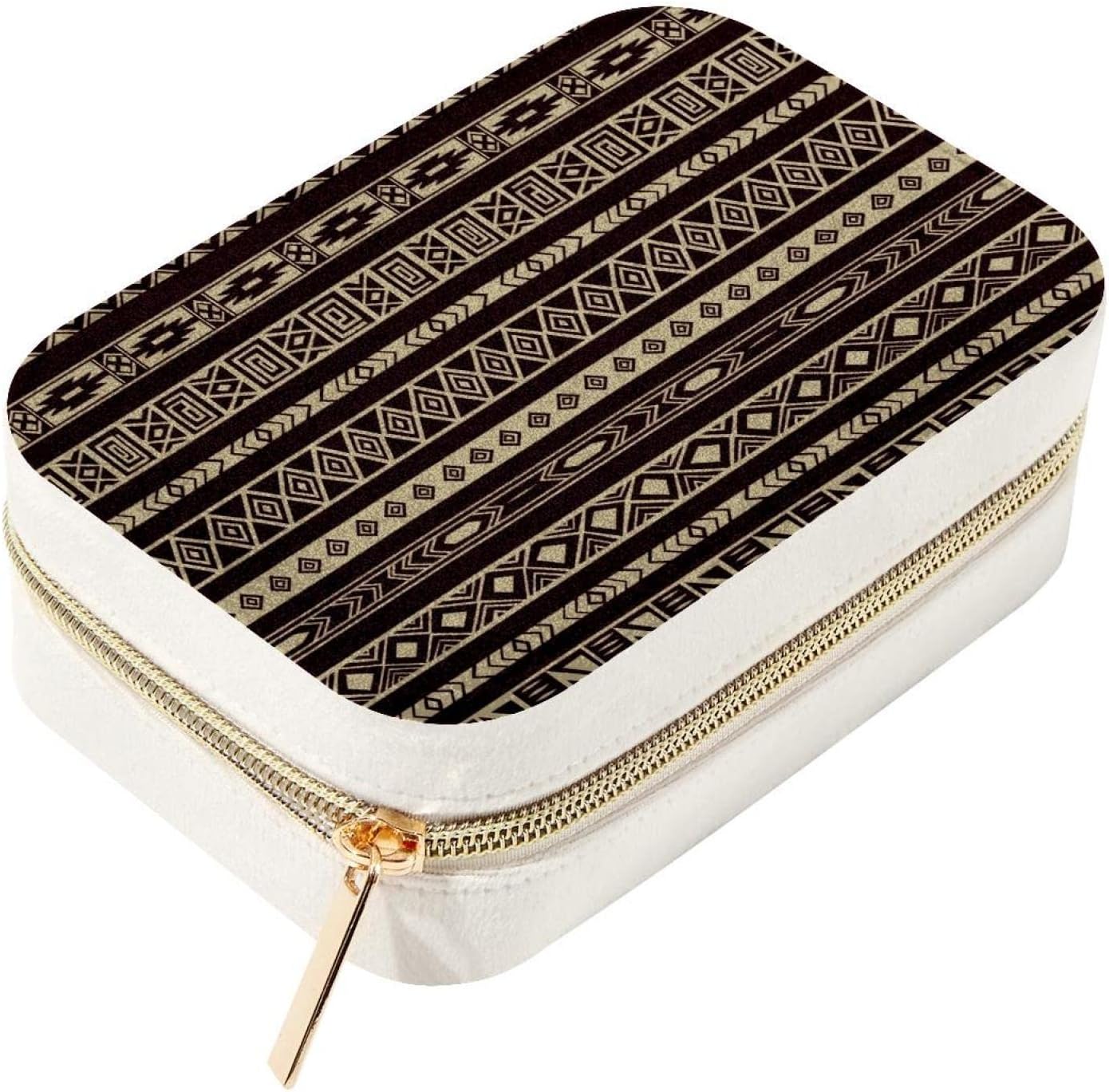 Amazon.com: Double Layer Portable Travel Mini Jewelry Case Display ...