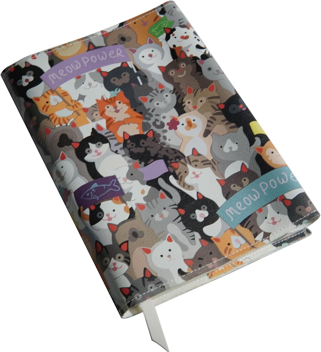 Amazon | gogesブックカバー a5 防水レザー 可愛い ― 上質感のある合皮の高級本カバー（文芸書 参考書 専門書） サイズ調整可能 厚め対応可 しおり付き 軽量 おしゃれ（a5 ...