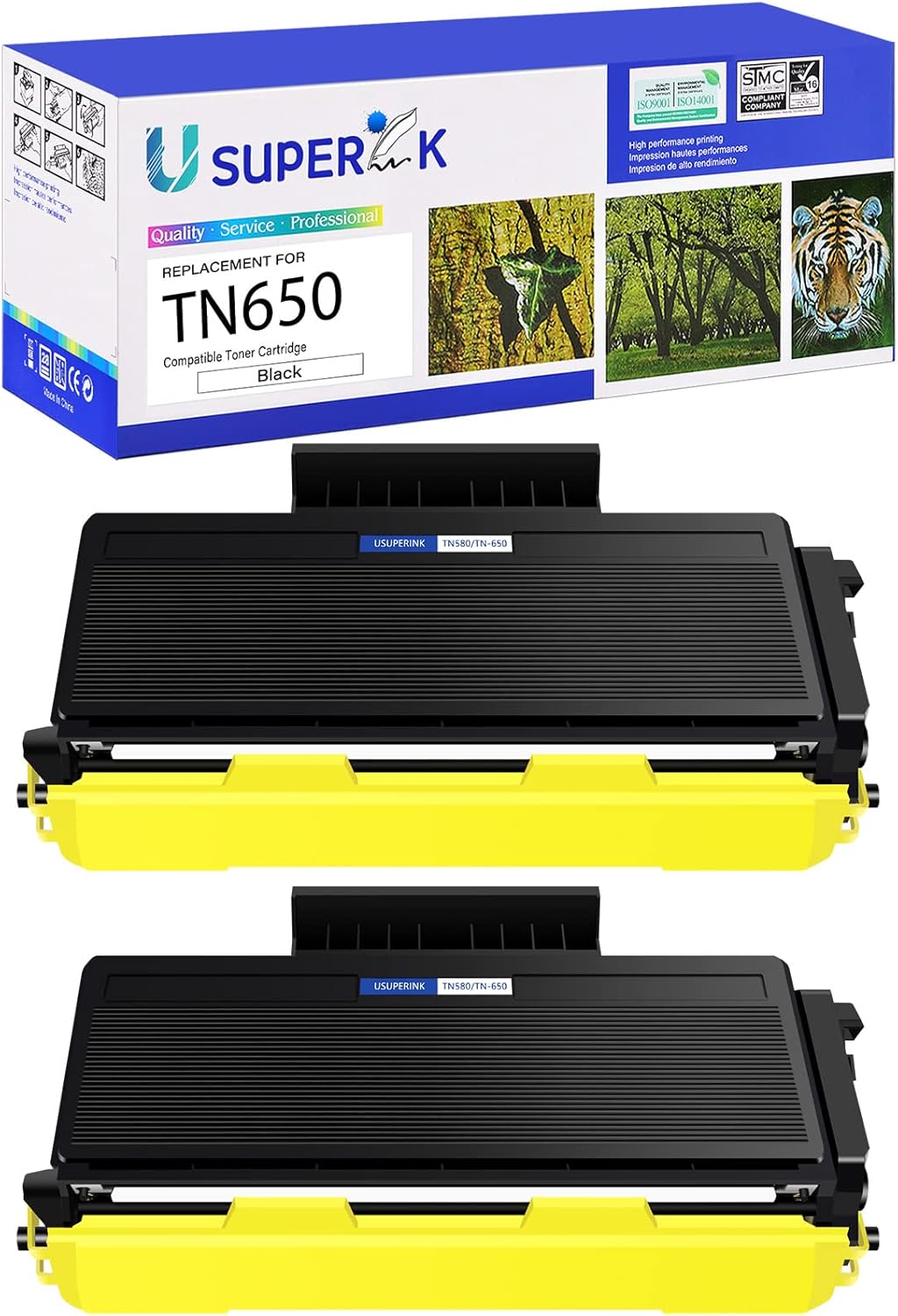 Amazon.com: SuperInk 2 Pack Compatible Toner Cartridge Replacement for ...
