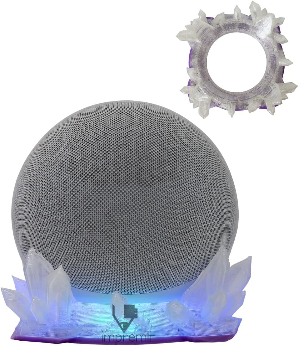 impremli Base para Alexa Echo Dot 4G y 5G Tipo Cristales de Memoria ...