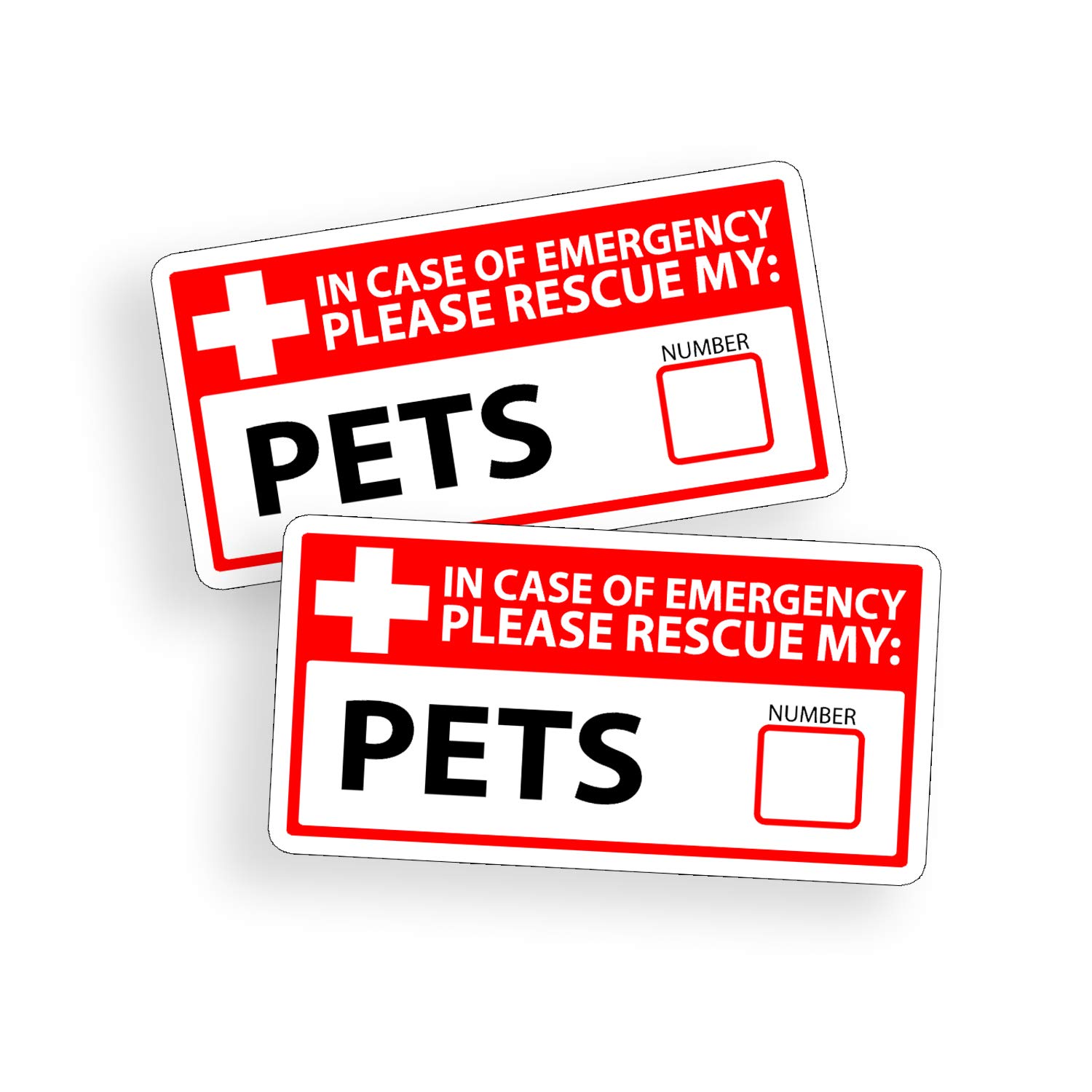 Amazon.com: Pet First Aid Emergency Stickers - 1st Aide Safety Save and ...